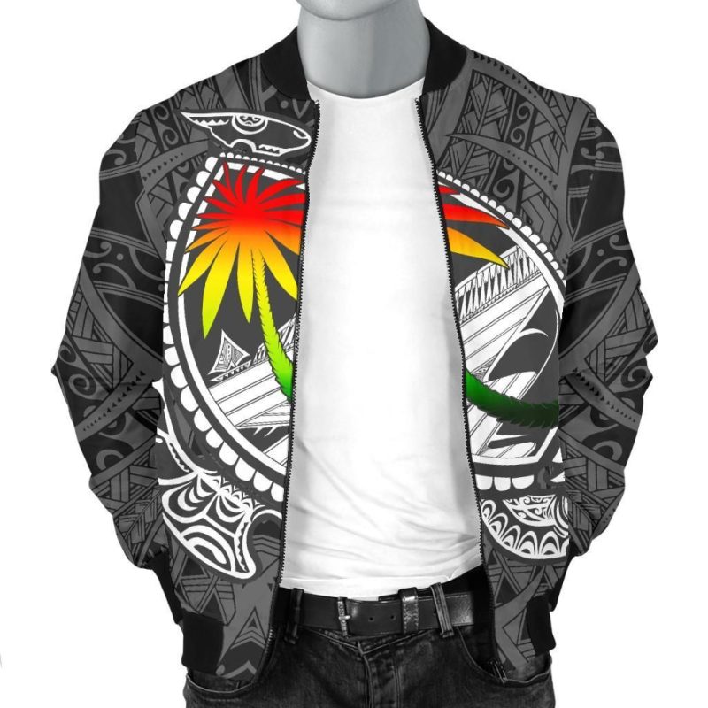Guam Men's Bomber Jacket - Polynesian Turtle Style - BN01 Bomber Jacket ...
